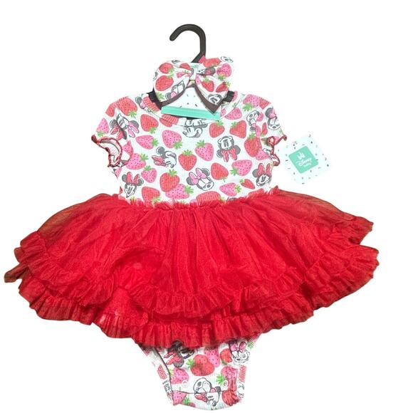 Disney | Dresses | Disney Minnie Mouse 2piece Tutu Set Size 8m Nwt ...